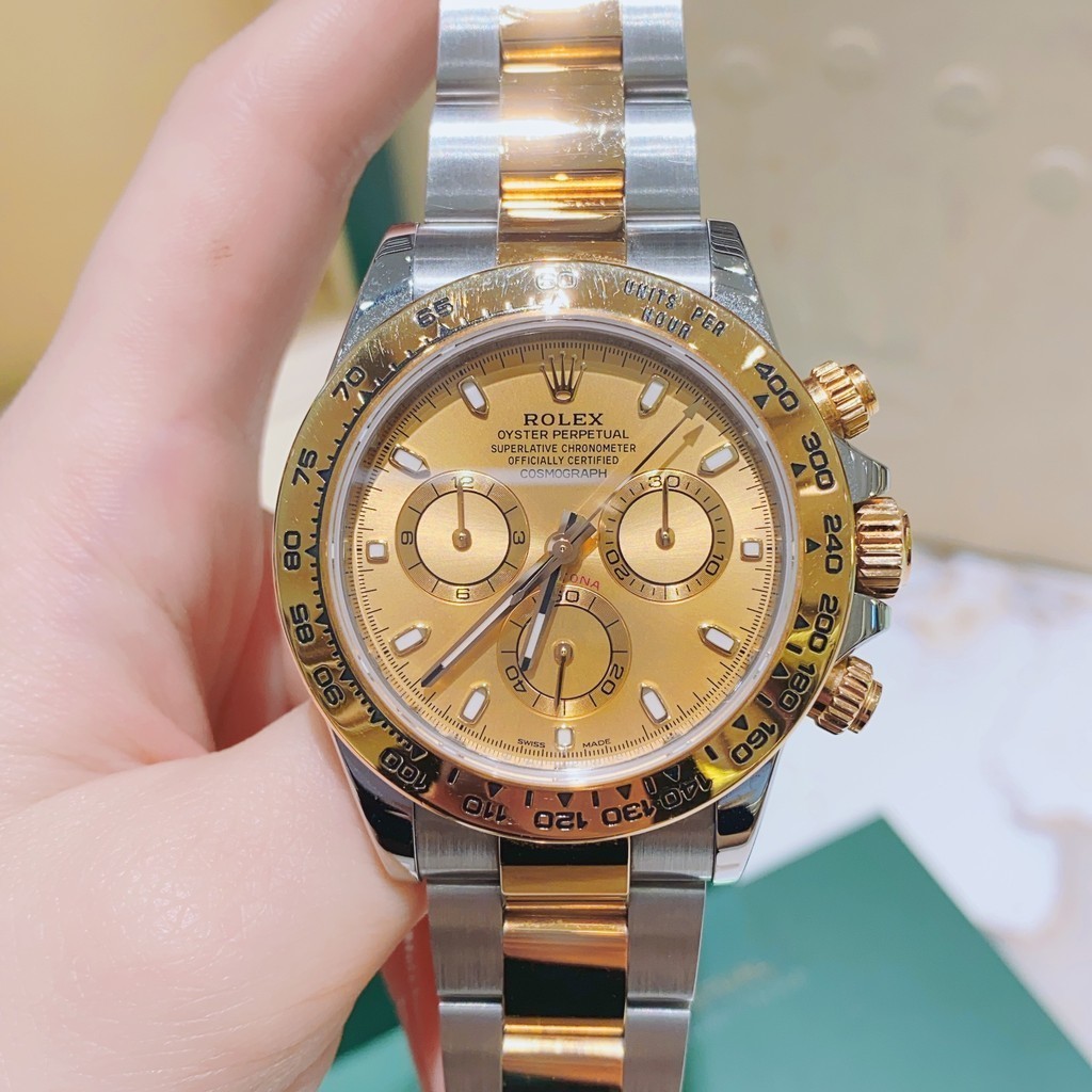 Rolex Daytona116503- 0003 Yellow Face Gold Automatic Mechanical Men's ...