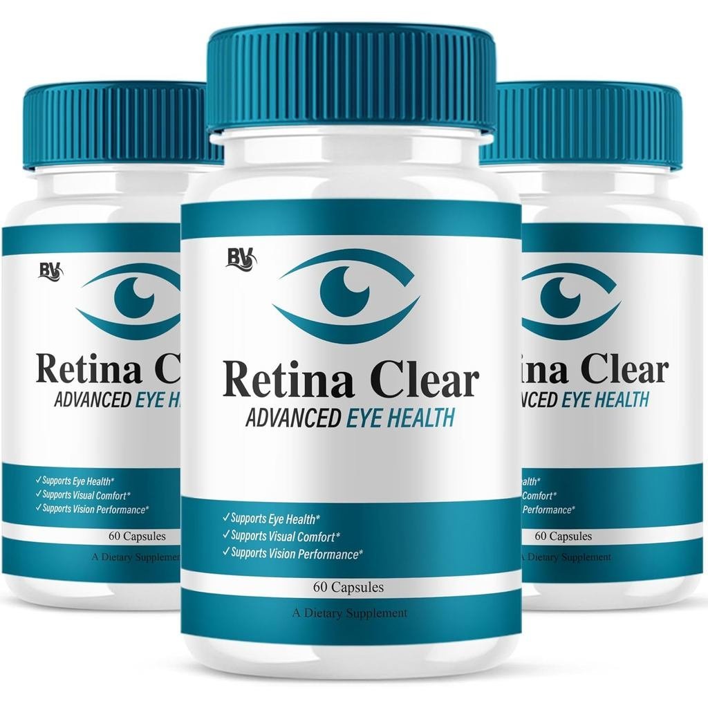 (3 Pack) Retina Clear Advanced Eye Health Supplement, Retina Clear Max ...