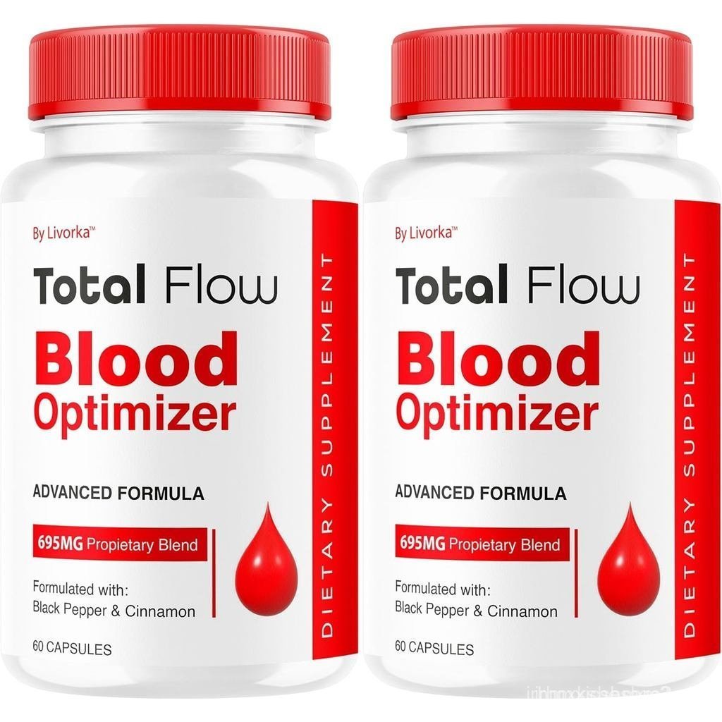 (2 Pack) Total Flow Capsules - Official Total Flow Advanced Blood ...
