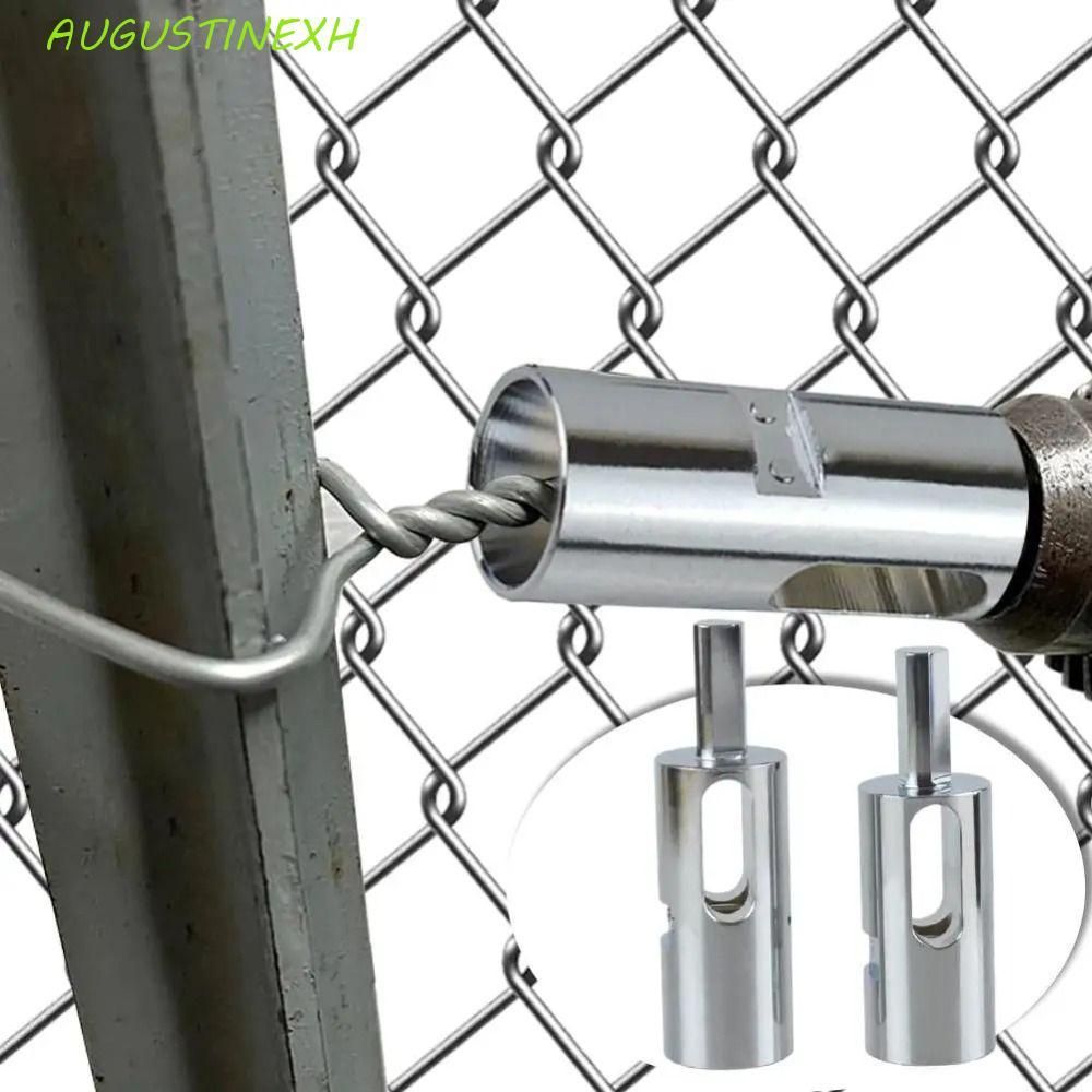 AUGUSTINEXH Twist Ties Tool, 3-Jaw Drill Chuck Triangular Shank Fence ...