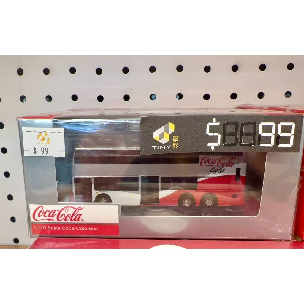 Tiny Micro Shadow Cola Bus E500 Coca-Cola Alloy Model 1: 110 Coca-Cola ...