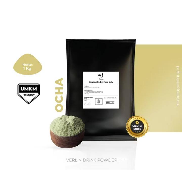HIJAU Verlin instant powder drink OCHA FRESHWATER GREEN TEA 1KG powder ...
