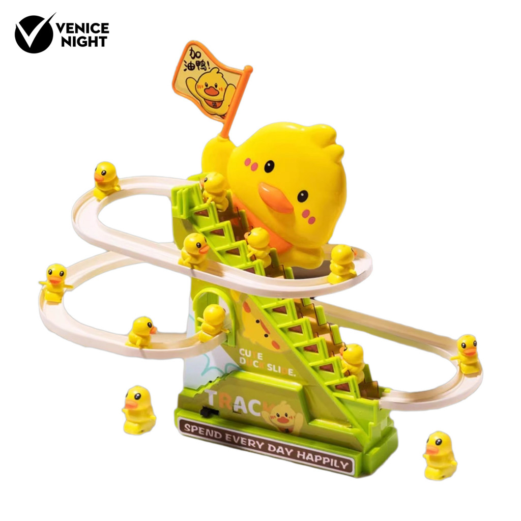 Duck Climbing Game Toddlers Stair Climbing Toy Duck Roller Coaster Toy ...