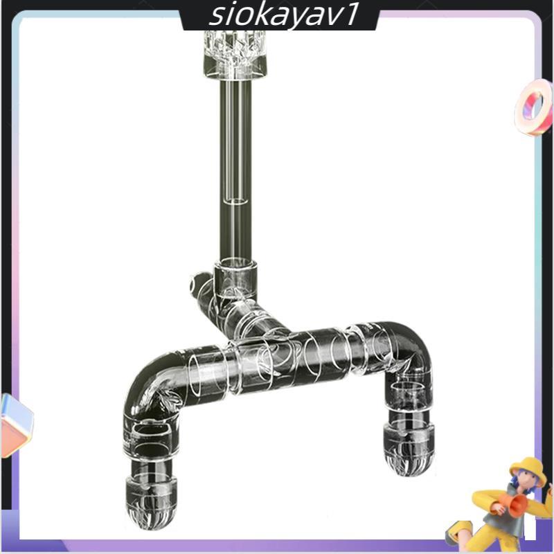 Acrylic Inflow Outflow Aquarium Skimmer Transparent Water Plant Tank ...