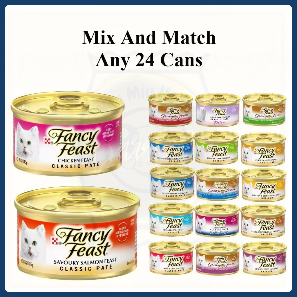 Fancy Feast Wet Food 85g - Chunky Classic Gravy, Kitten Creamy ...