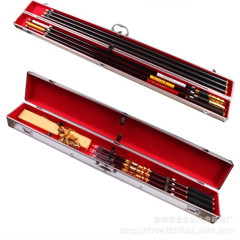 Aluminum Alloy Portable Fishing Gear Tool Box Outdoor Fishing Rod Tool ...