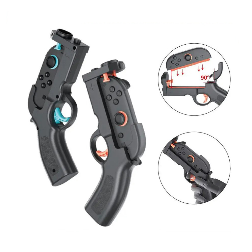 1Pair Shooting Game Gun For Nintendo Switch 2 JoyCon Shooting Gunstock ...