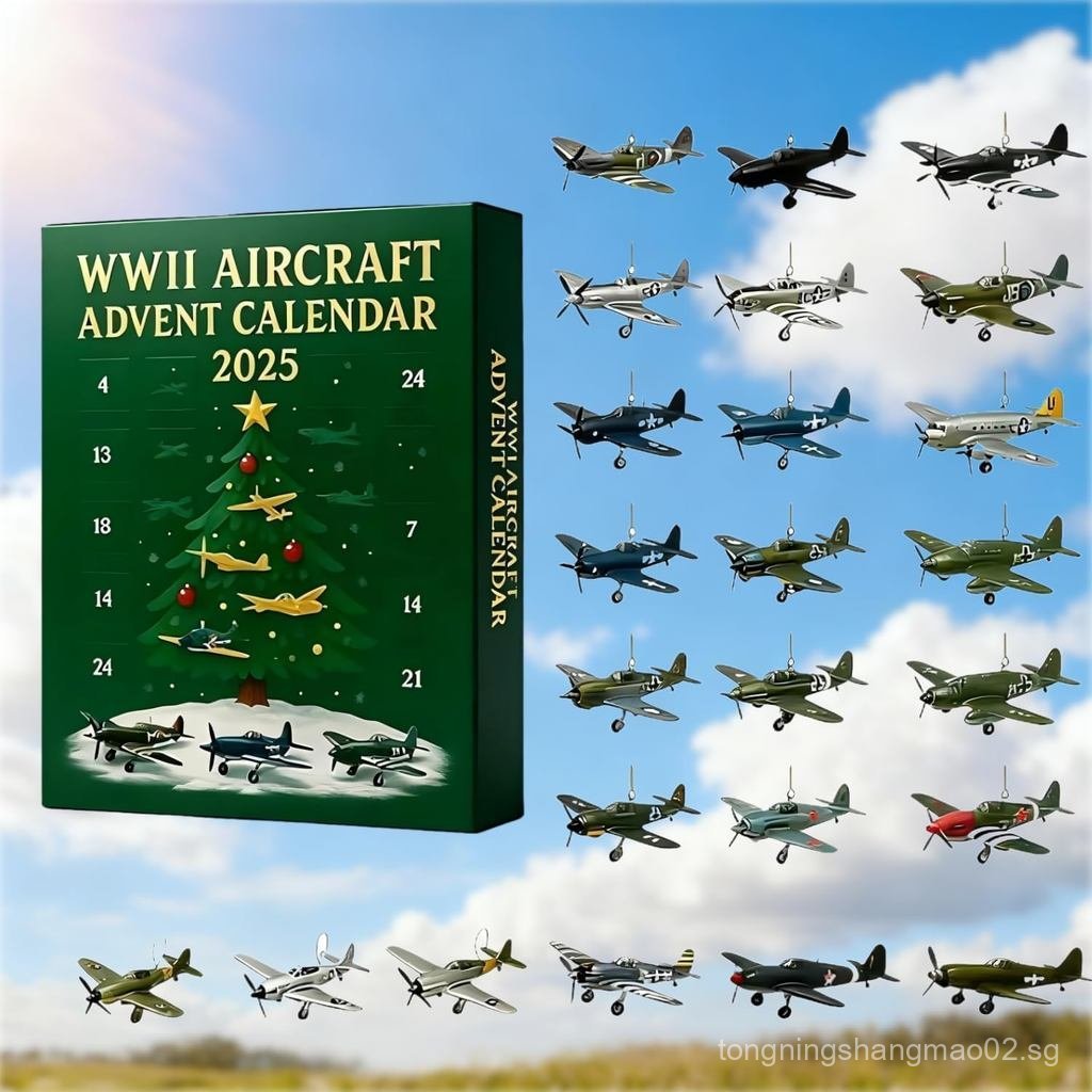 Wwii Aircraft Advent Calendar 2025, 24 Days of Iconic Warbirds ...