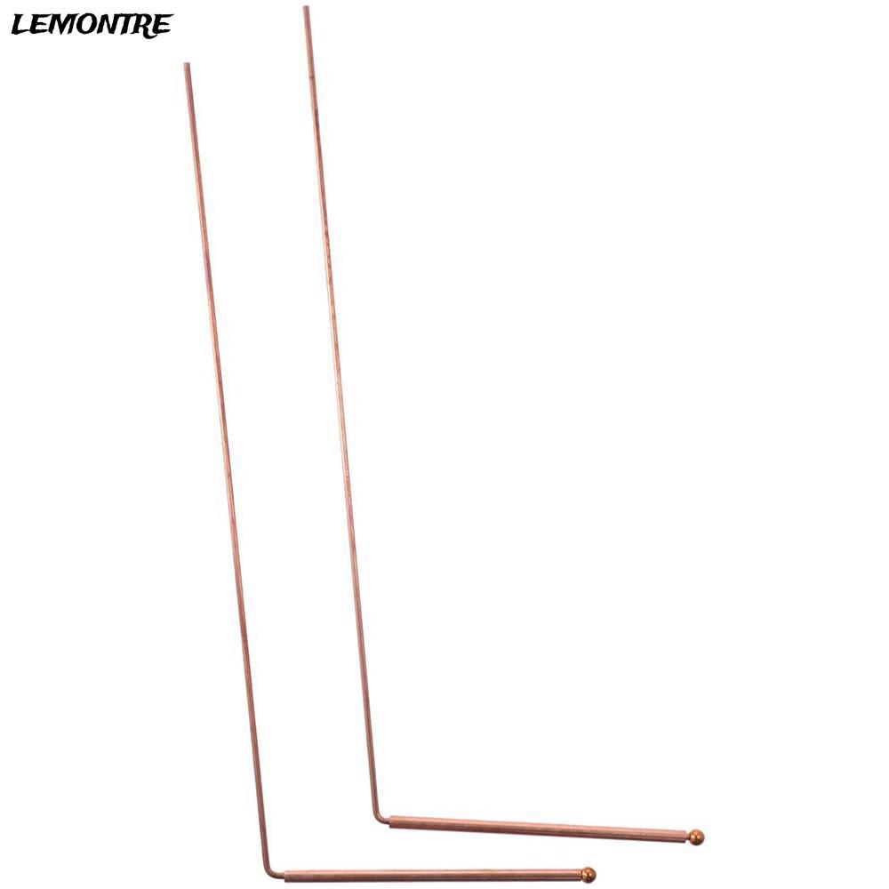 LEMONTRE 2PCS Ghost equipment, 99.9% Copper Pure Copper Dowsing rods ...
