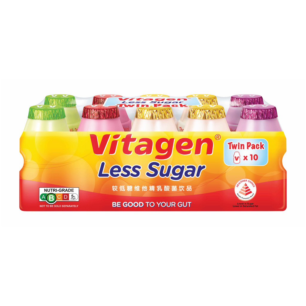 Vitagen Cultured Milk Assorted Twin Pack 5sx125ml | Shopee Singapore