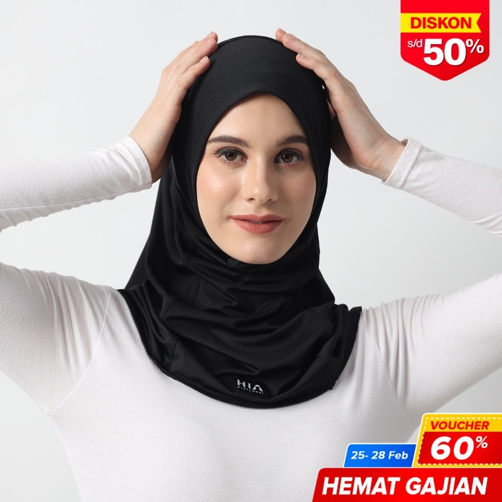 ORY LESTARY HIJAB Areesa Instant Sport Hijab Running Padel Tennis ...
