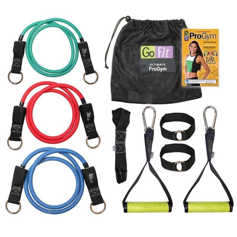 GoFit Elastic Rope Strength Exercise Resistance Training Men's Fitness ...