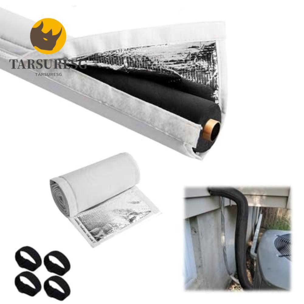 TARSURESG AC Pipe Insulation Covers, 72x10.2 in Weatherproof HVAC ...