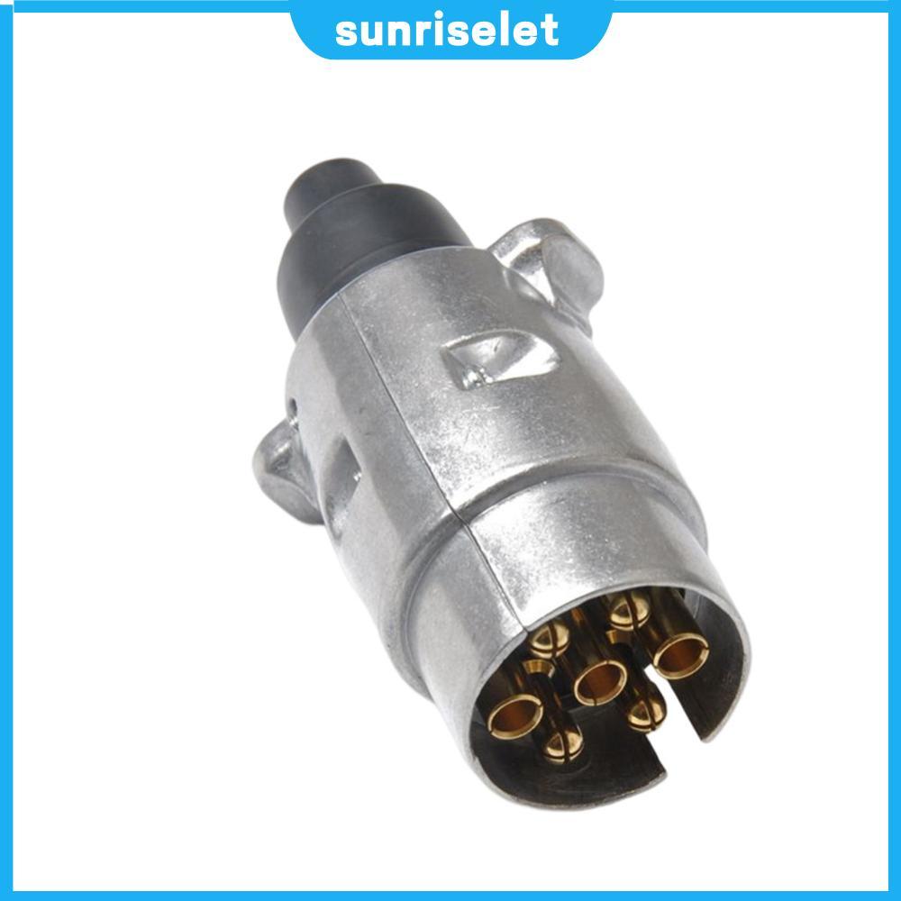 12V Towing Socket Aluminium Alloy Towing Electric Connector 7Pin ...