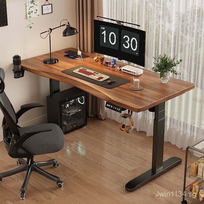 Fully Automatic Desk Office Desk Study Gaming Adult Computer Desk ...