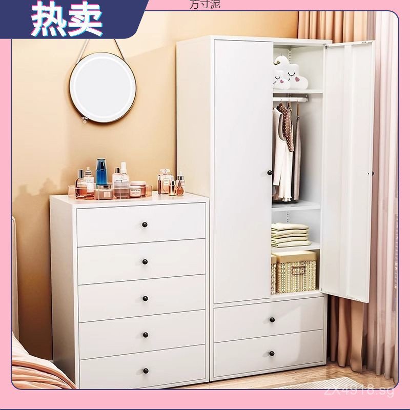 Wholesale Iron Art Cross-Border Wardrobe Home Bedroom Steel Factory ...