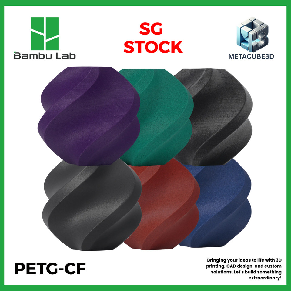 [SG Stock] Bambu Lab PETG-CF Filaments for 3D Printers | Shopee Singapore