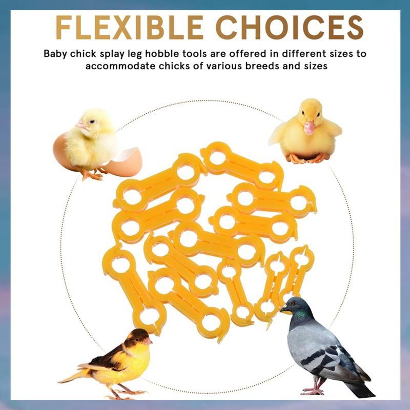 [hotkeystore.] Chicken Hobble Braces, Baby Chick Leg Hobbles, 12Psc ...