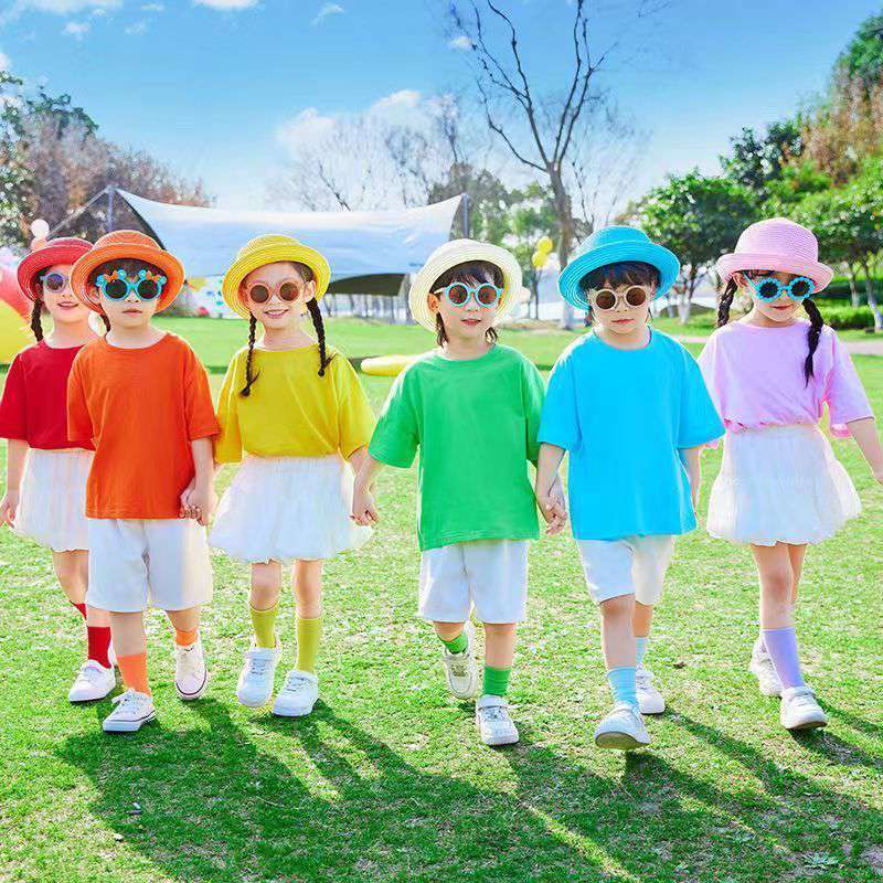 Children's Day Children's Cheerleading Costume Class Uniform Candy ...