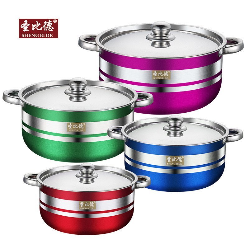 Cross-border Southeast Asian Kitchenware Stainless Steel Cookware Set ...