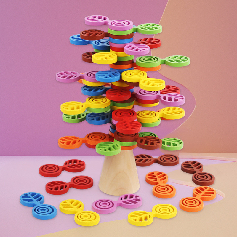 Stacking Tree Children's Creative Educational Toy Balance Layered ...