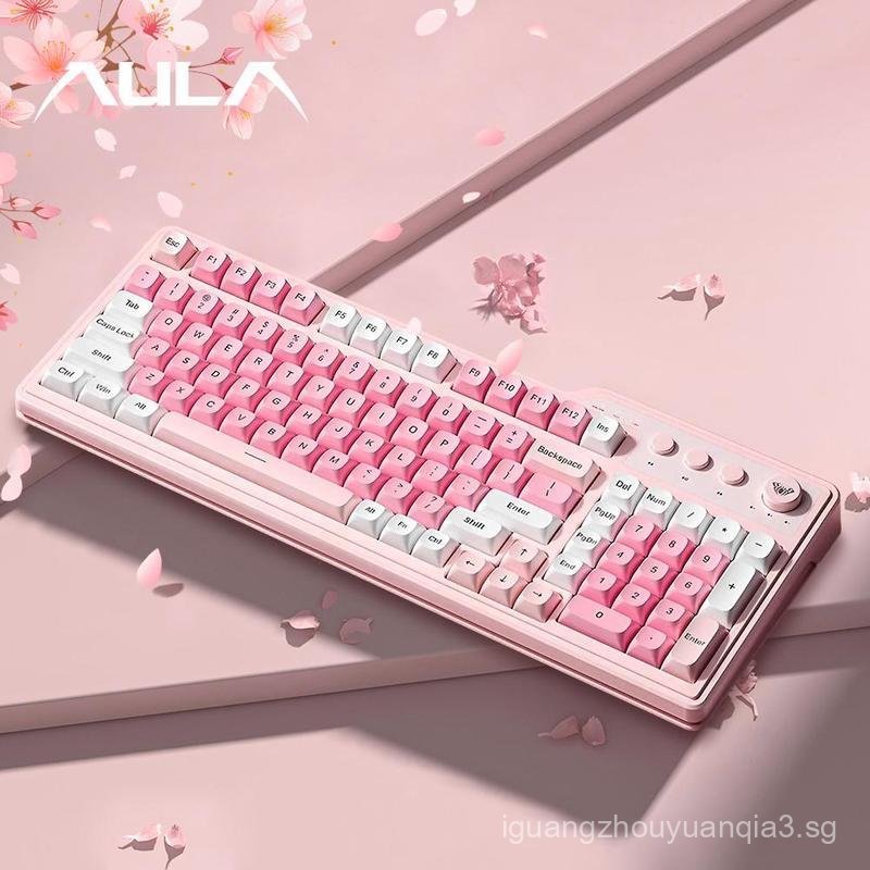 AULA F3099 Three-mode Wireless Gaming Keyboard, 99-key Layout, Cool RGB ...