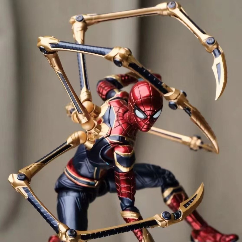 Marvel Iron Spider-Man SHF Nano Armor Hero Expedition Figure Boy Toy ...