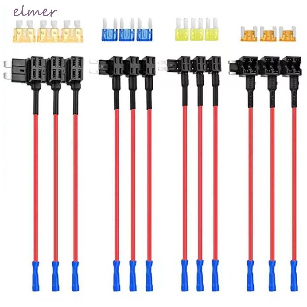 ELMER Car Add a Circuit Fuse Tap Kit, Upgraded 12V Low Profile Mini ...