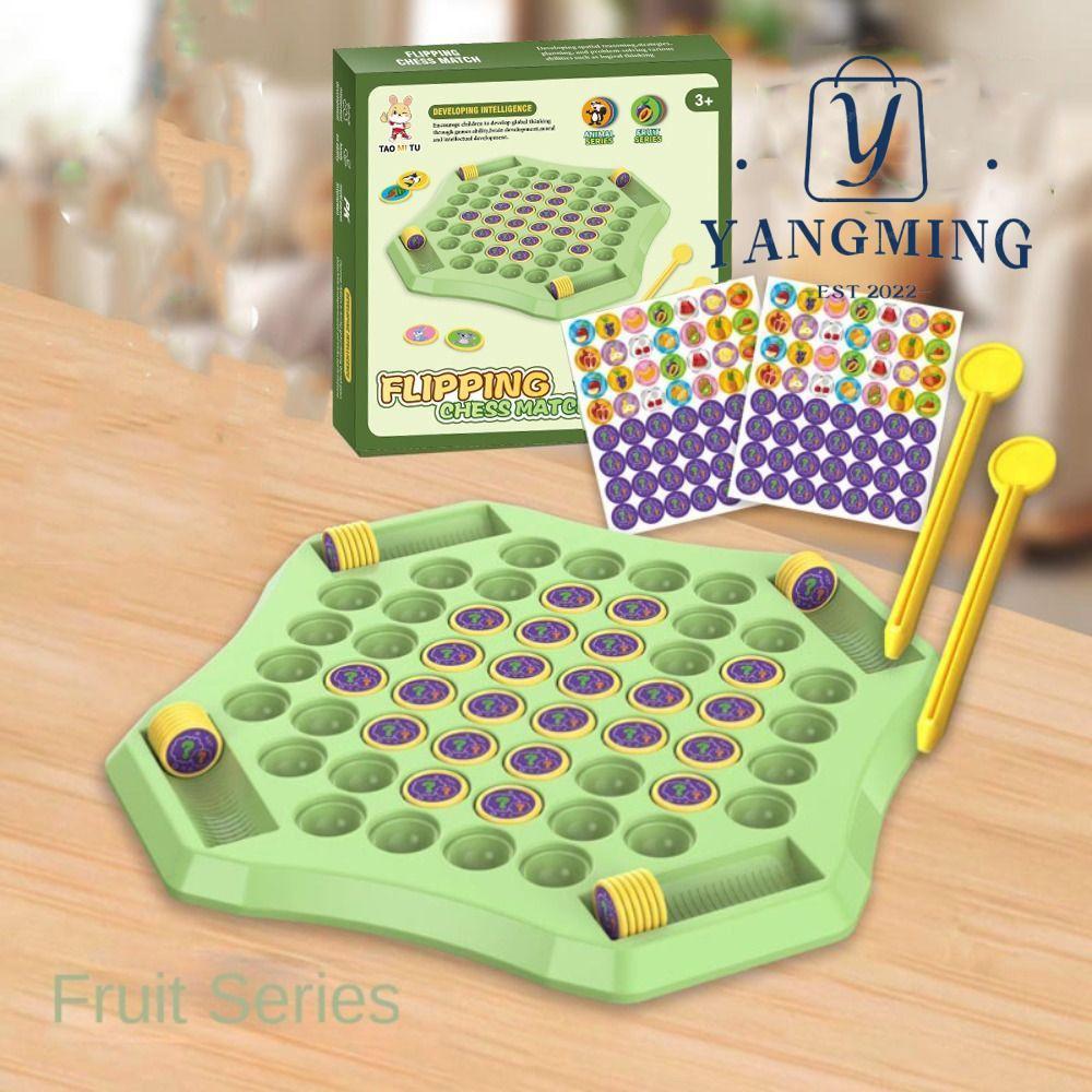 YANGYANG Memory Flip Chess, with 60 Patterned Cards Fruit Flip Memory ...