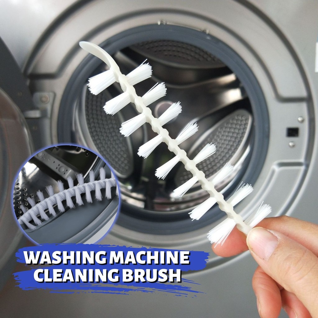 Flexible Rolling Washing Machine Nylon Brush Long Handle Cleaning Brush ...