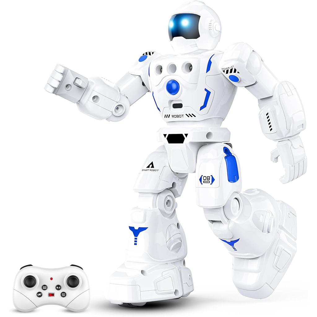 Robot Toys for Kids 3-5, Programmable Remote Control Robot with Walking ...