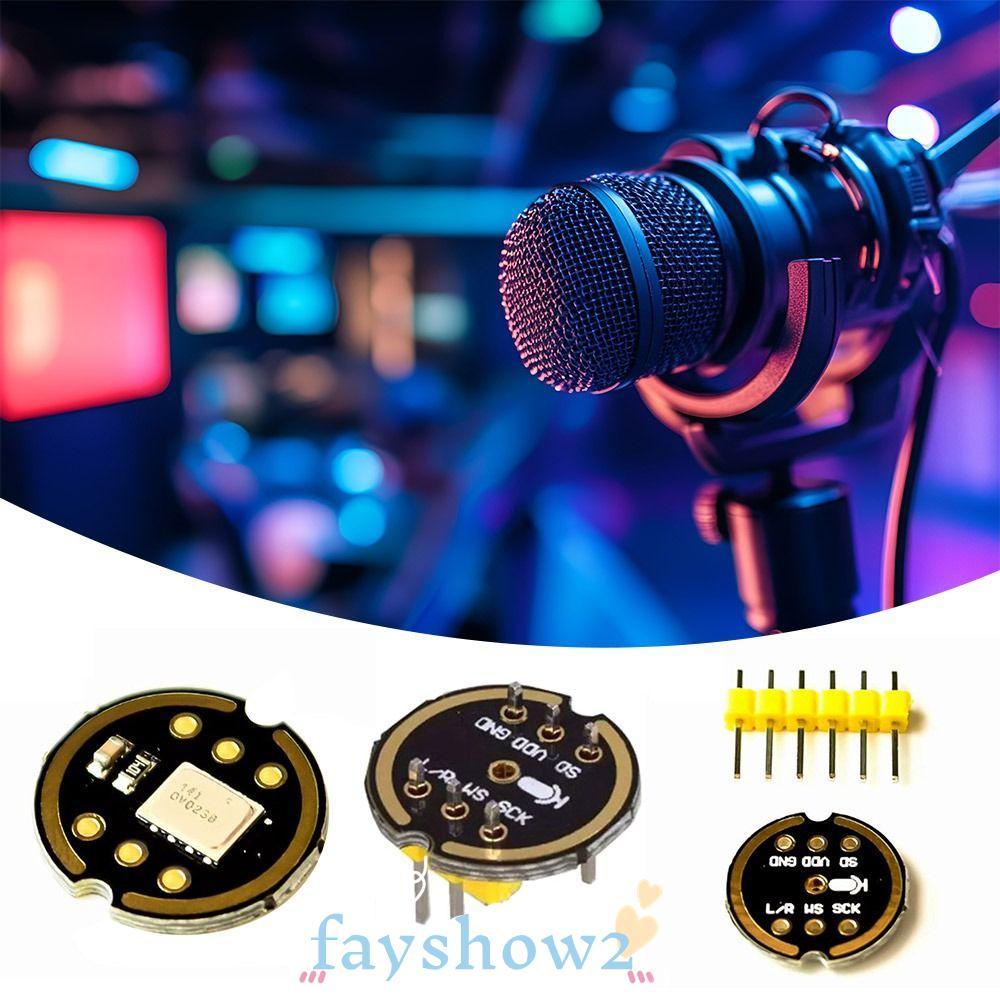 FAYSHOWS Microphone Sensor Module, Low Power ESP32 Omnidirectional ...
