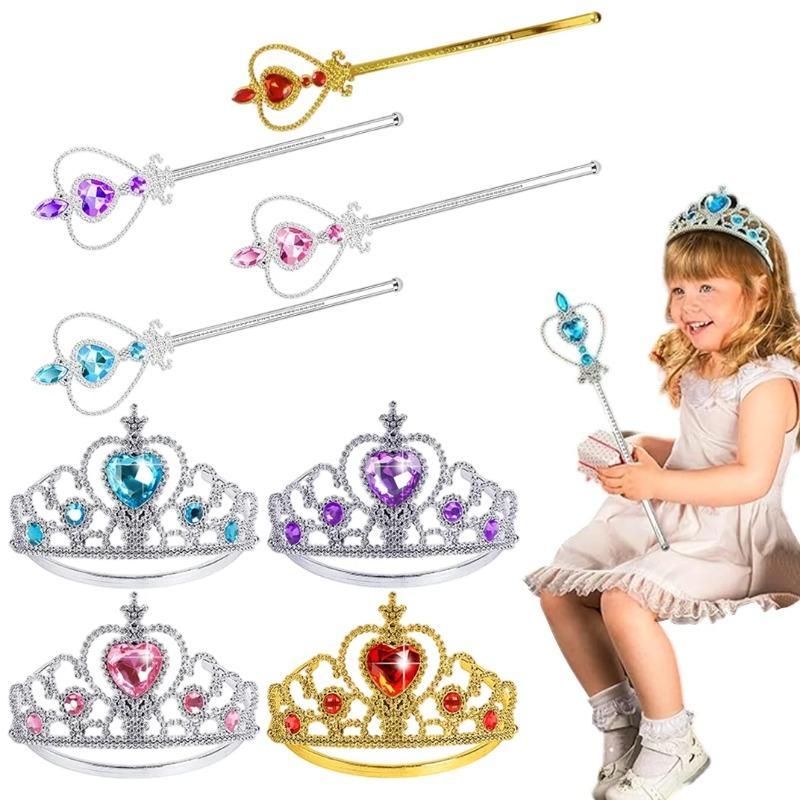 Princess Dress Up Accessories Princess Crown Tiara for Little Girls ...