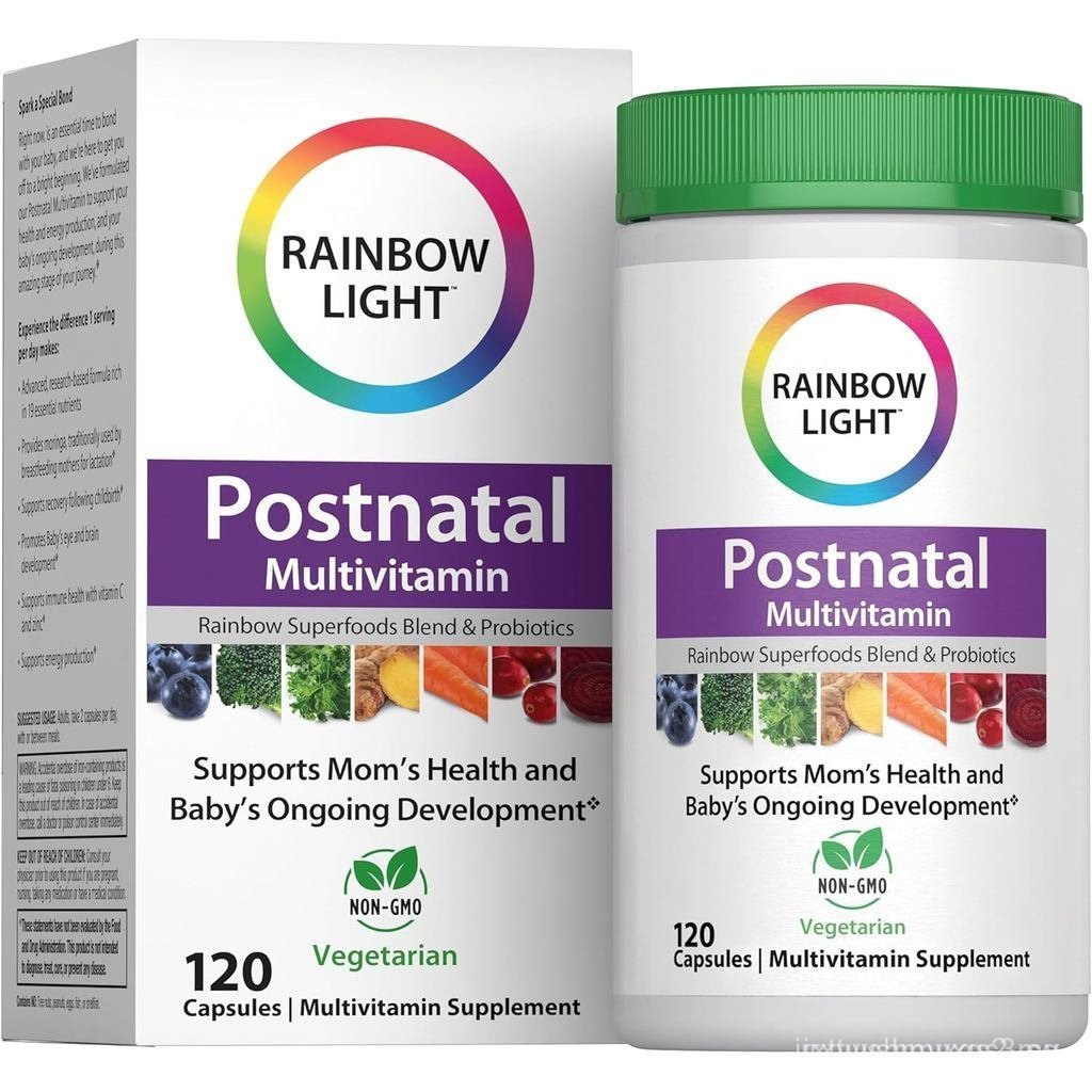 Rainbow Light Postnatal Multivitamin for Women | 120 Capsules ...