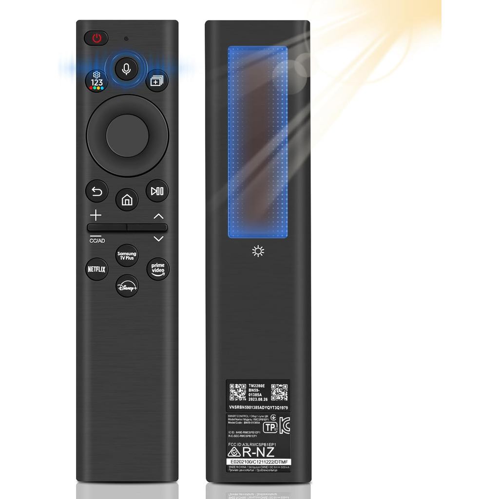 BN59-01385A Solar Power Voice Remote Replacement for Samsung Frame TV ...