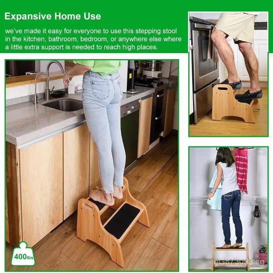 Step Stool with Handrail, Heightening Ladder Stool, Children's ...