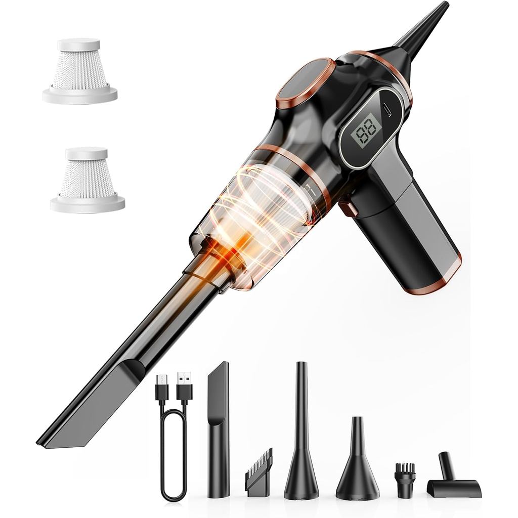 Portable Car Vacuum Cordless Mini Handheld Vacuums Cleaner High Power ...