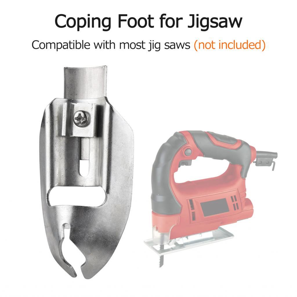 supergoodsales Adjustable Metal Coping Foot Jigsaw Tool for Woodworking ...
