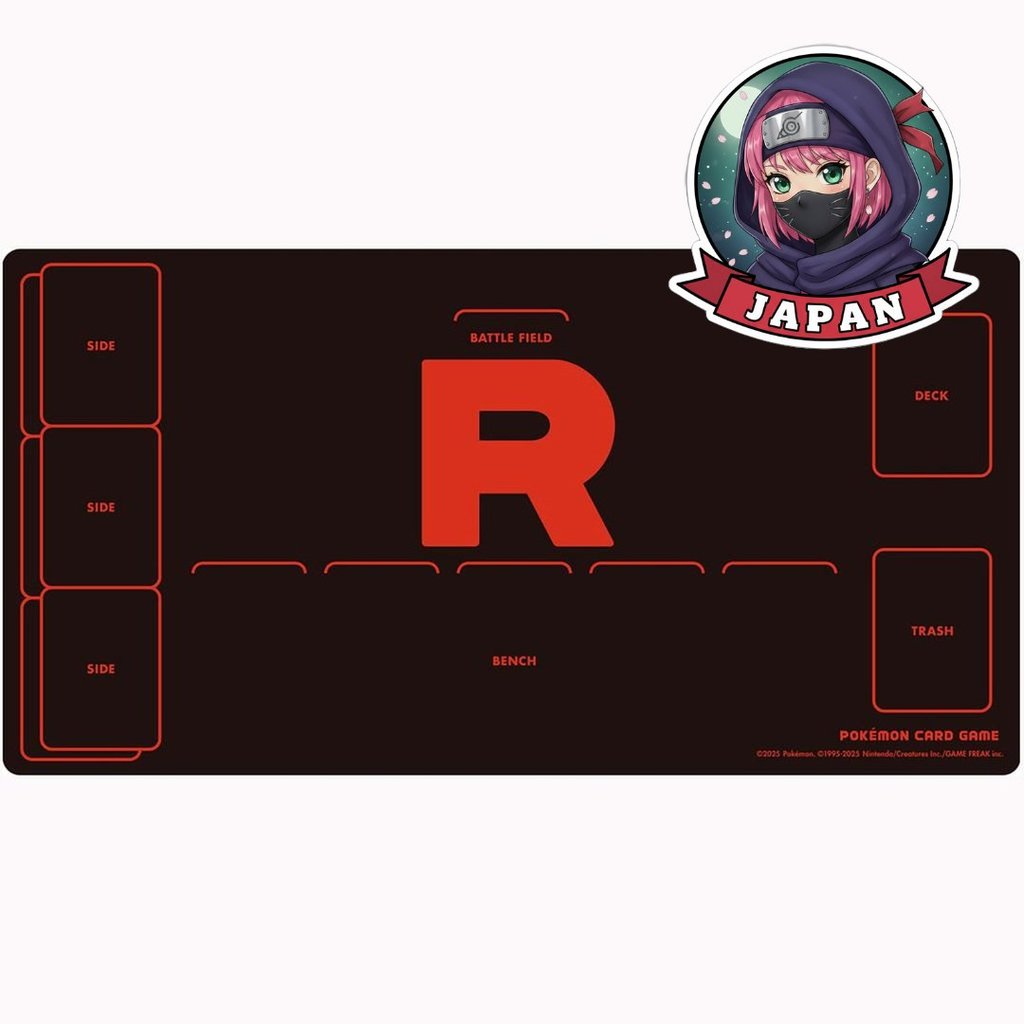 Pokémon Center Original Pokémon Card Game Rubber Play Mat Team Rocket ...