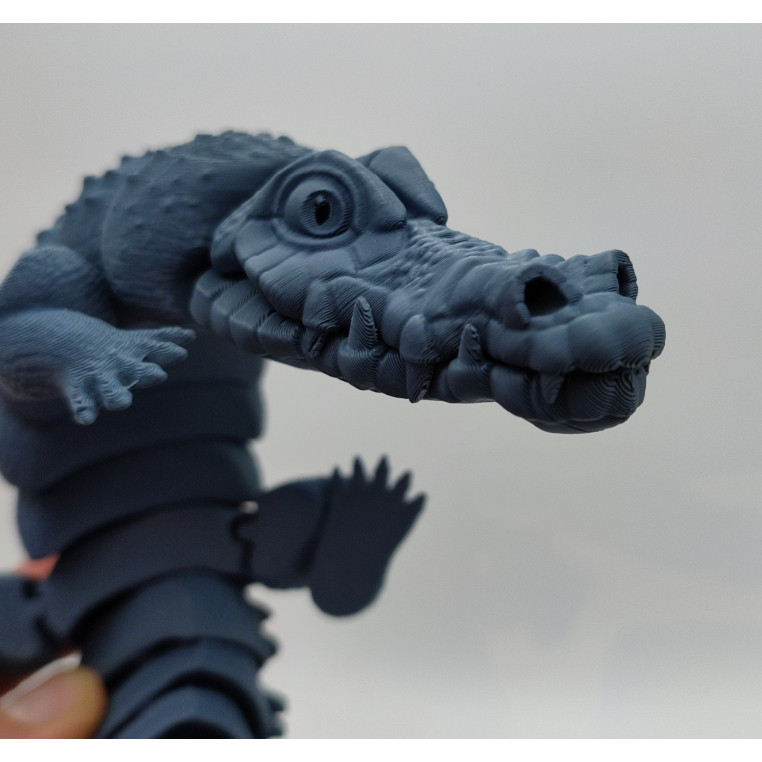 Cuero Crocodile Toy Swamp Reptile Oral Articulation Can Move Toon ...