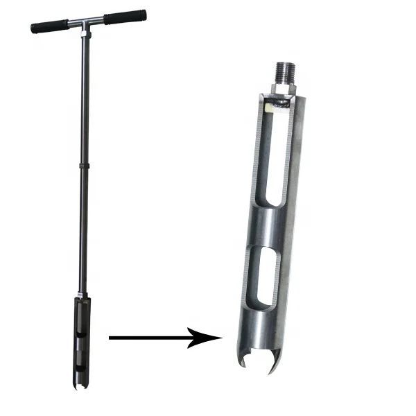 hot 1M Stainless Steel Hand Soil Sample Auger Soil Borking Auger ...