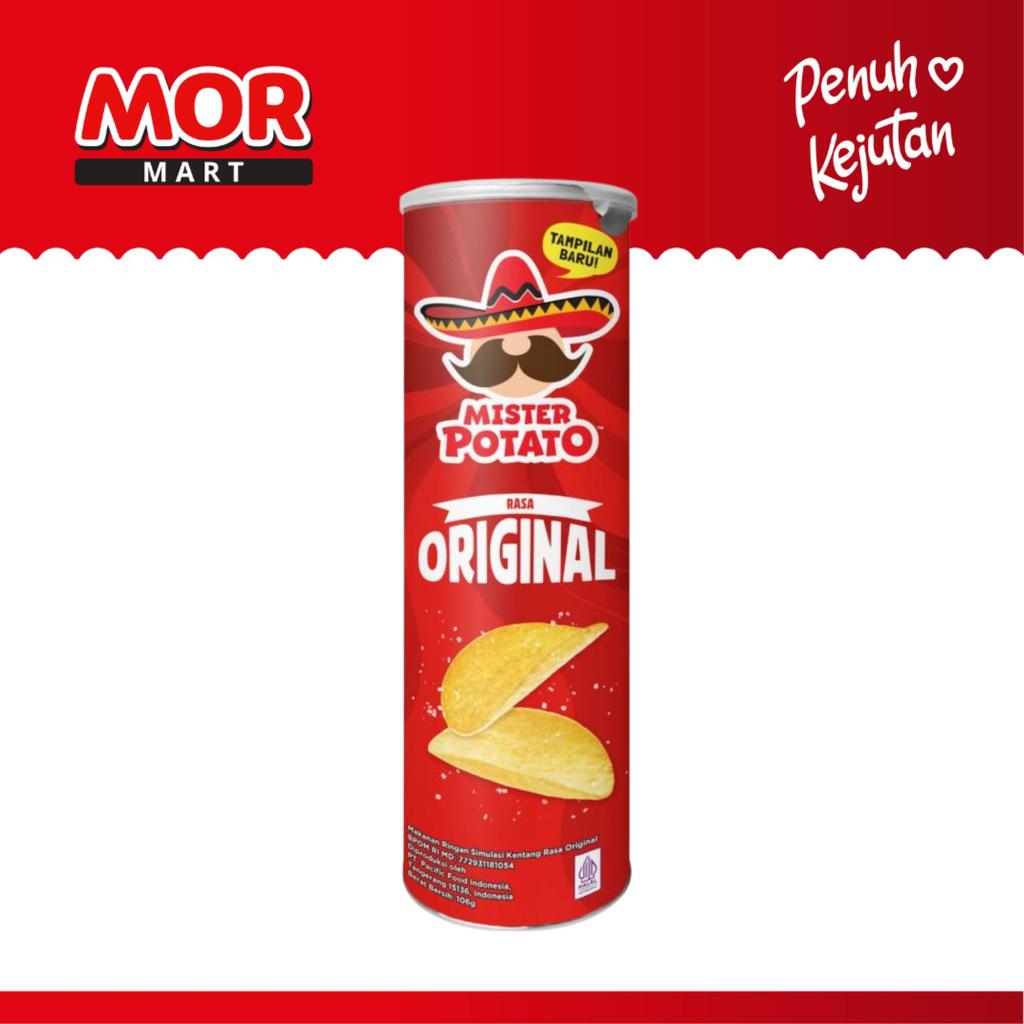 MERAH MISTER POTATO Original 106g Snack Cemilan Keripik Original Red ...