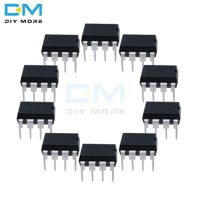 50PCS NE555 NE 555 NE555P DIP-8 DIP 8 SINGLE BIPOLAR TIMERS IC CHIP ...