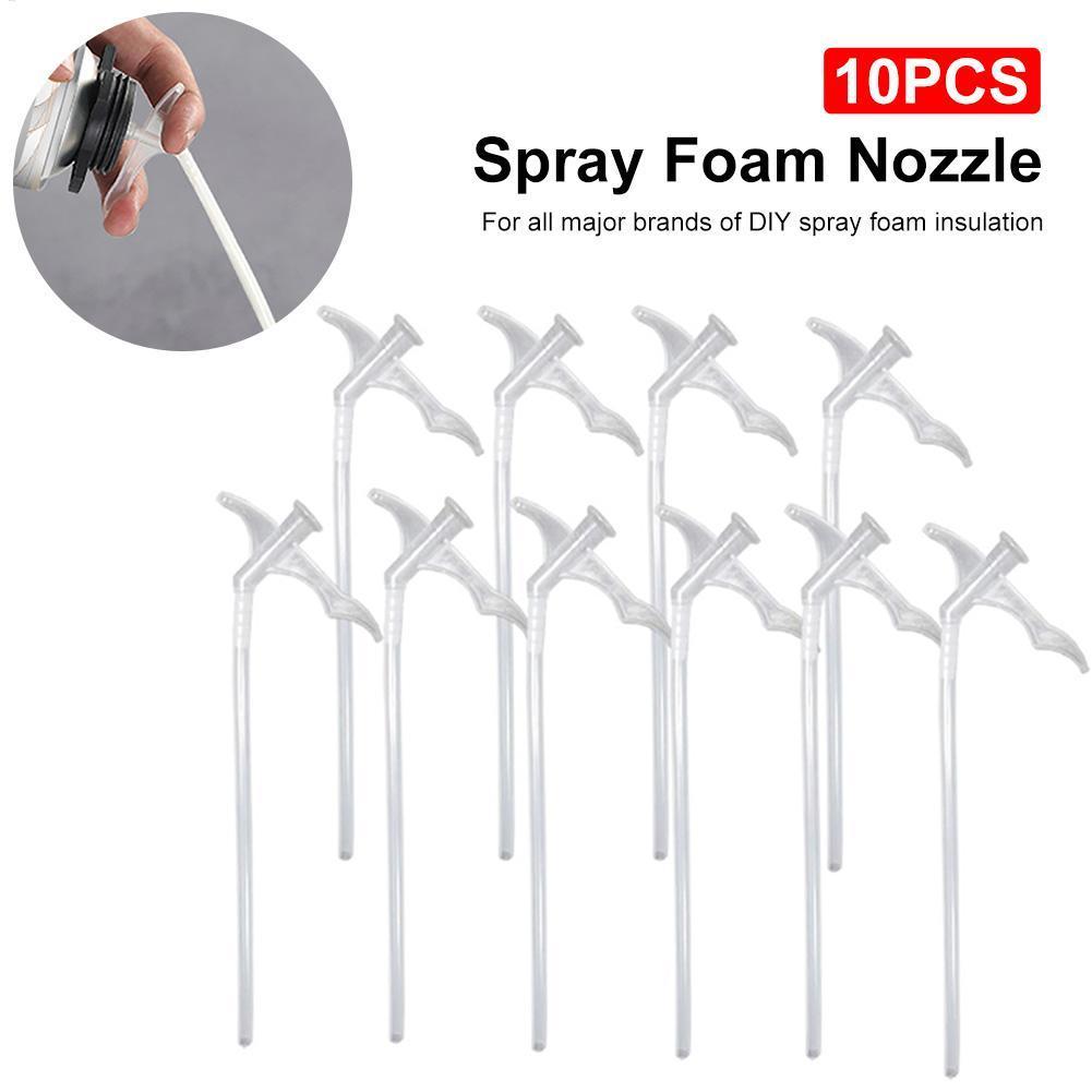 Professional Foam Nozzle Kit 10 Pieces Replacement Tubes for Insulation ...