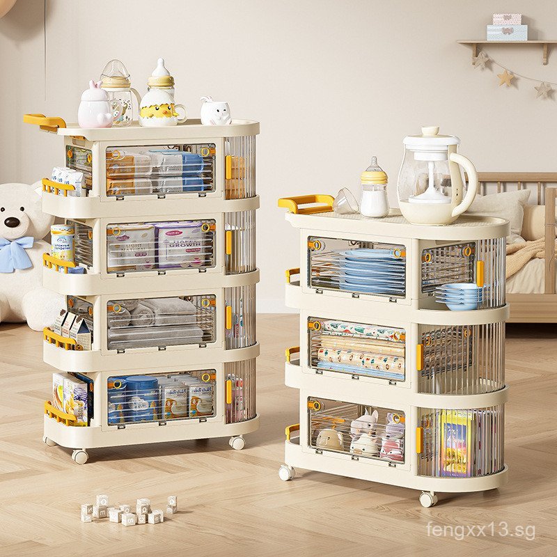 Baby Stroller Storage Rack Baby Supplies Layered Drawer Storage Cabinet ...