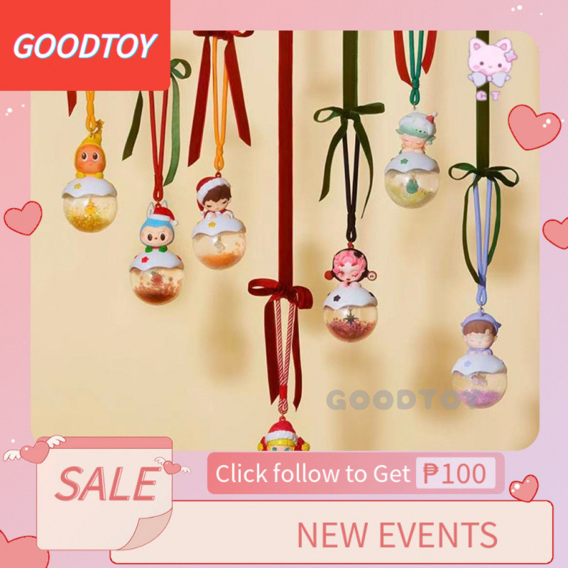 POPMART Apple of my eye Series Christmas Pendant Labubu Hirono ...