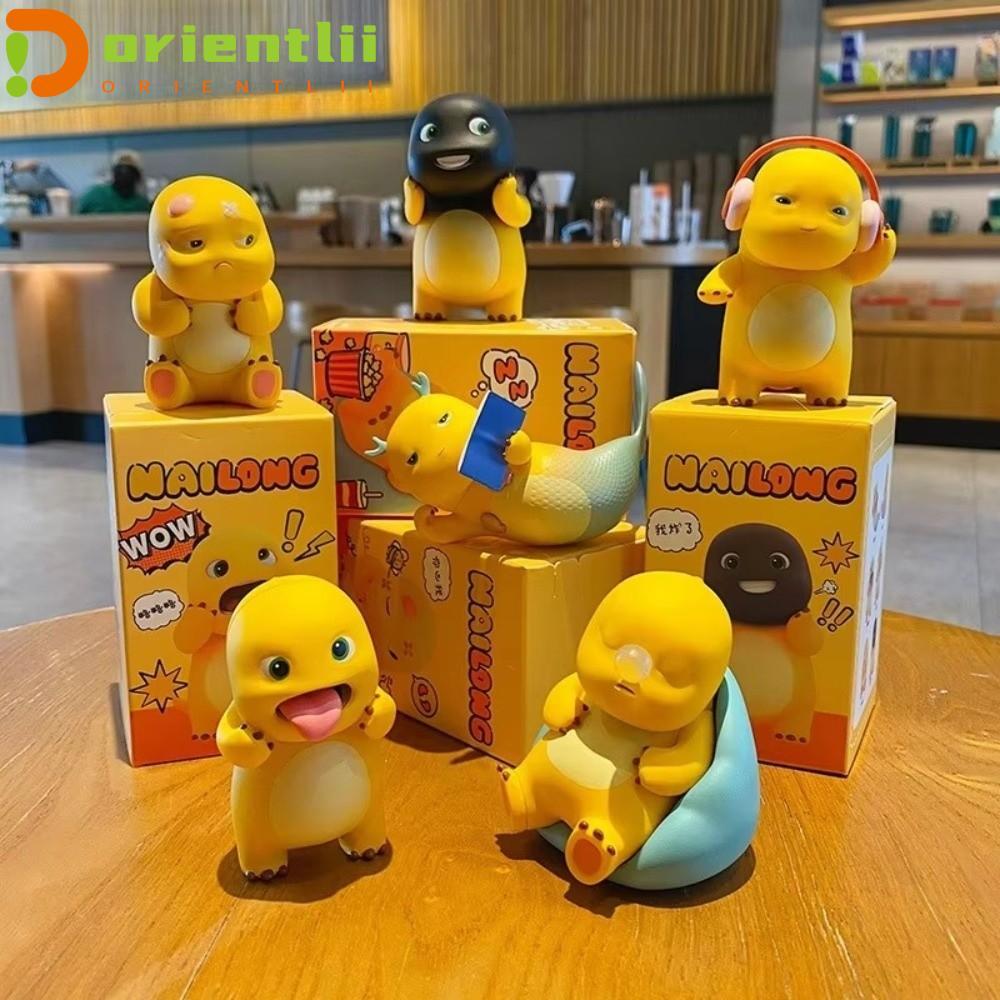 ORIENTLII Nailong Figures, Miniature Funny Pose Box, Cute Action Figure ...