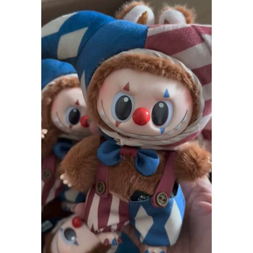 copy Secret POPMART Labubu Halloween WHY SO SERIOUS Labubu Clown Plush ...