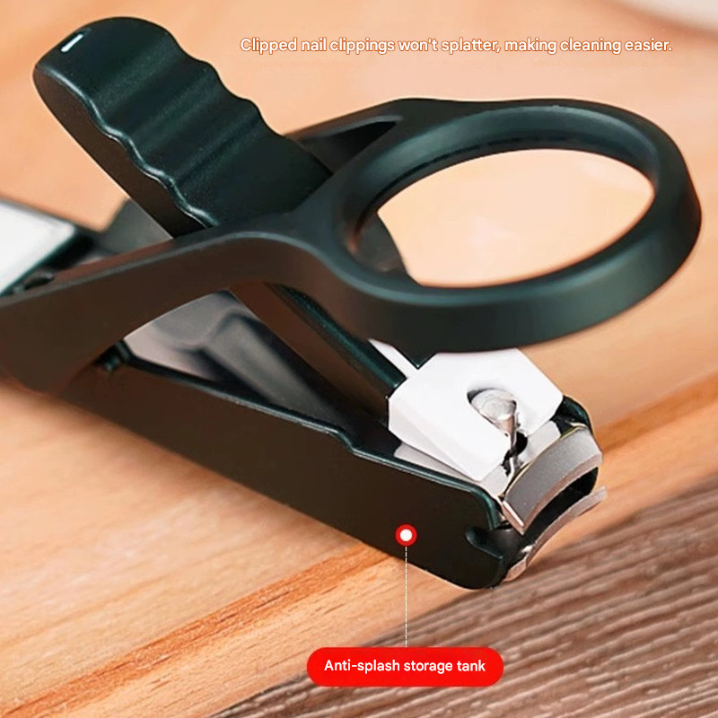 Practical Anti-Splash Telescopic Magnifying Glass Nail Clippers ...