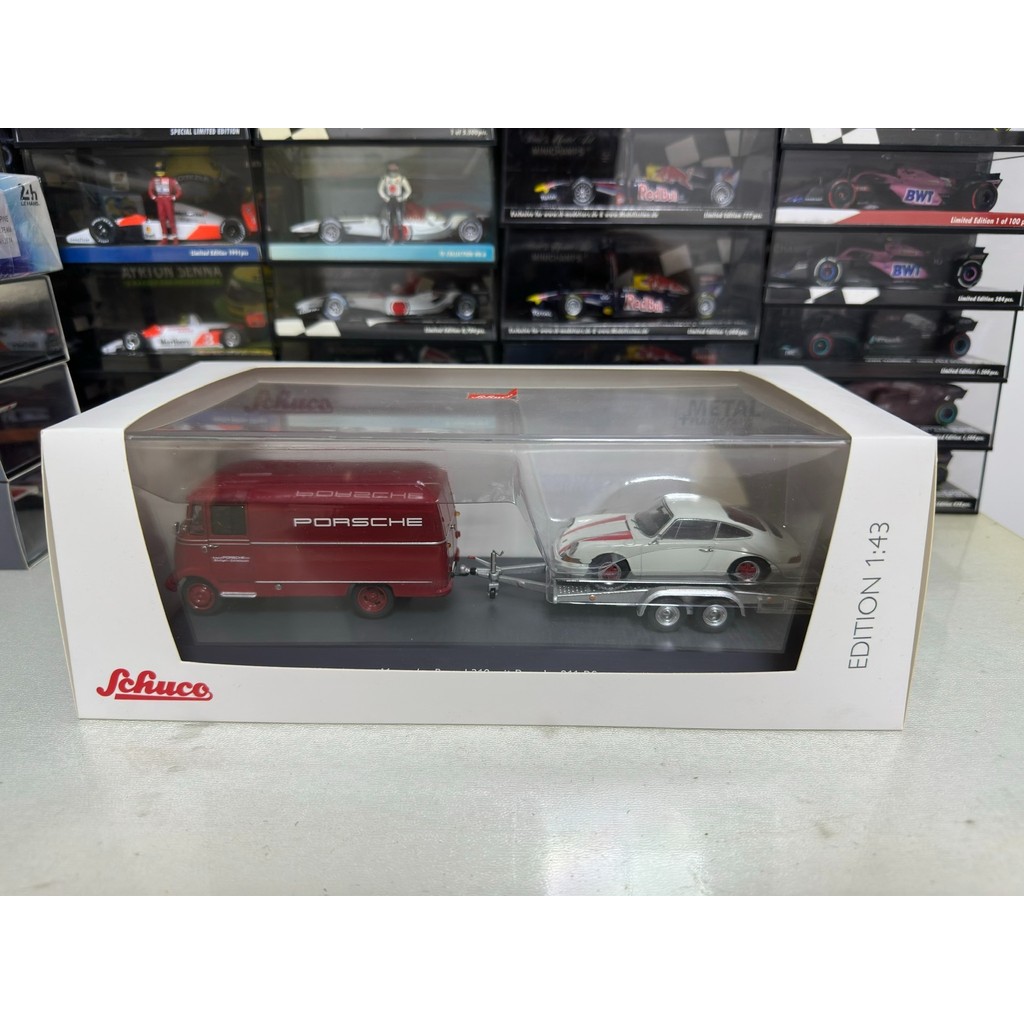 Schuco/Schuco 1/43 Mercedes-Benz L319 Transporter+Porsche Porsche 911 ...